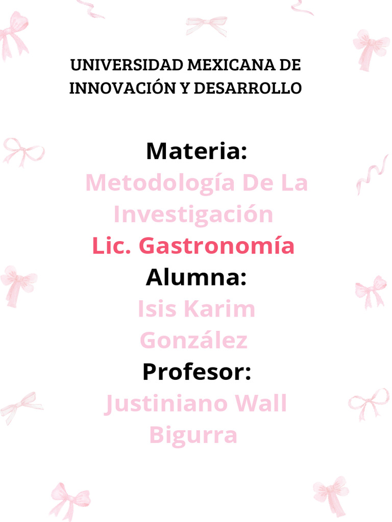 Documento A4 Hoja de Papel con Lazos Coquette Rosado.pdf | PDF