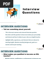 51Talk ESL Teacher Interview Guide | PDF | English As A Second Or ...