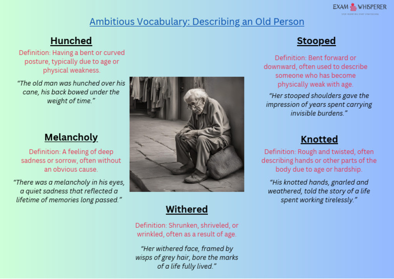Descriptive Vocabulary for Old Age | PDF