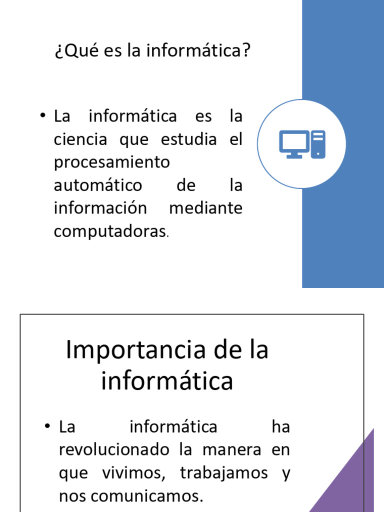 UNIDAD-1 Que Es Informatica Presentacion | PDF | Hardware de la ...