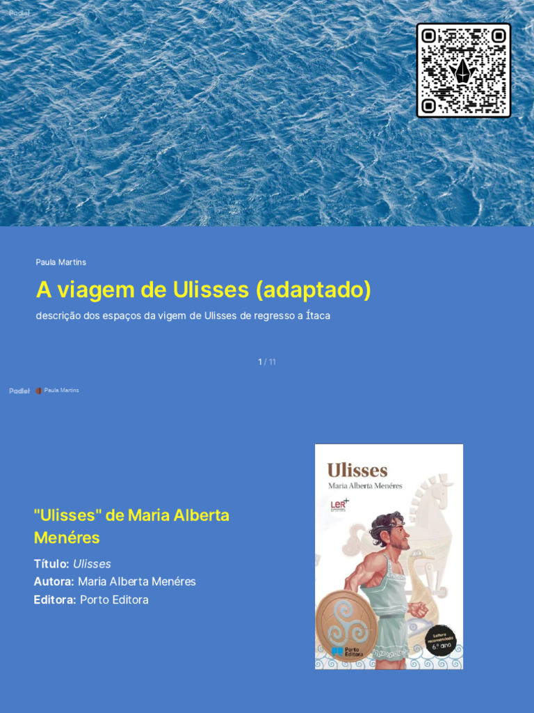 A Viagem de Ulisses Adaptado-Slideshow | PDF | Ulisses | Personagens ...