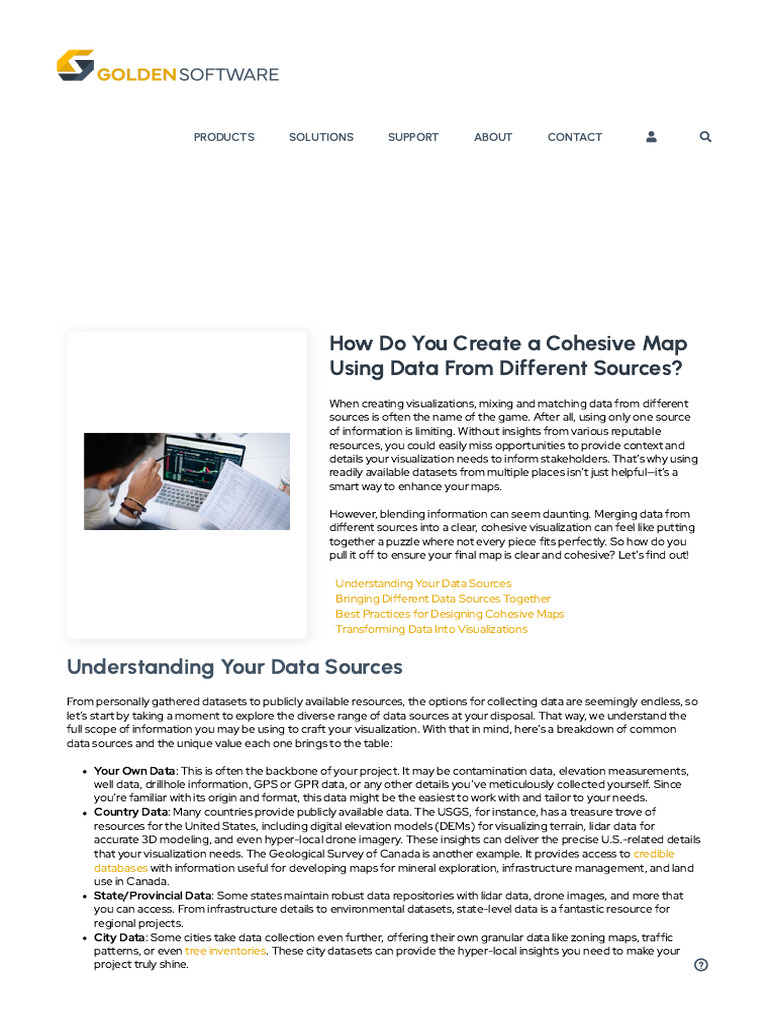 How Do You Create a Map Using Data From Different Sources_ | PDF