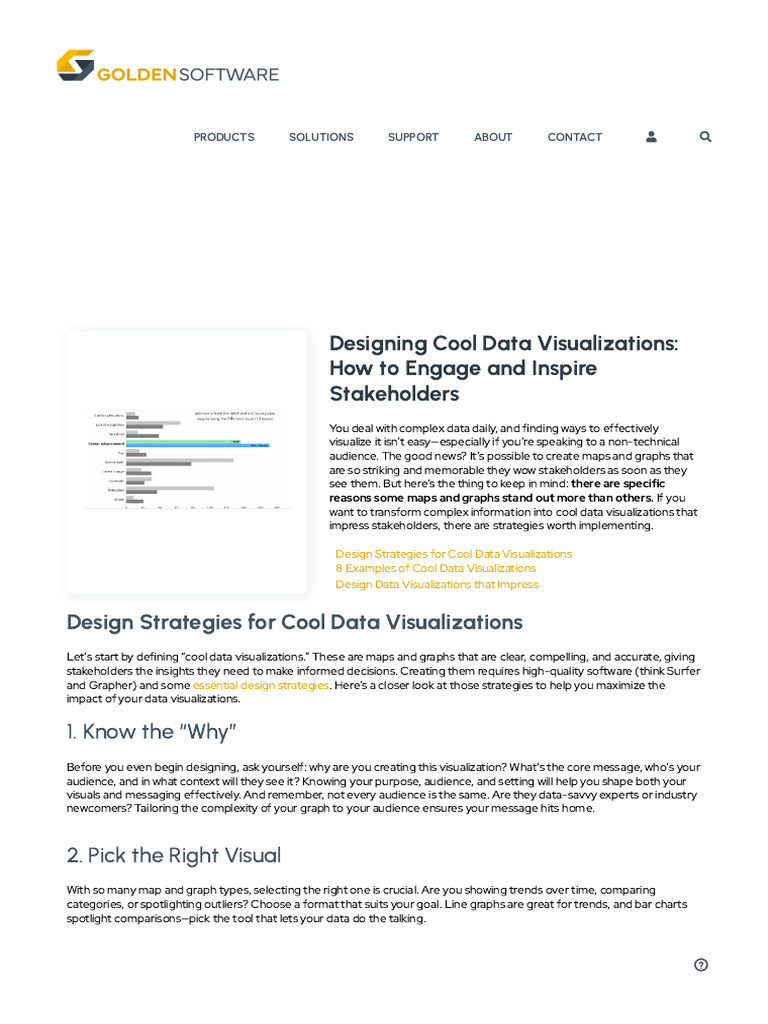 Cool Data Visualizations - How To Inspire Stakeholders | PDF ...