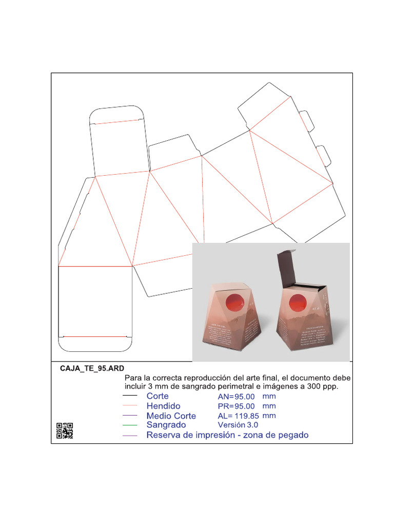 TROQUEL CAJA DIAMANTE | PDF