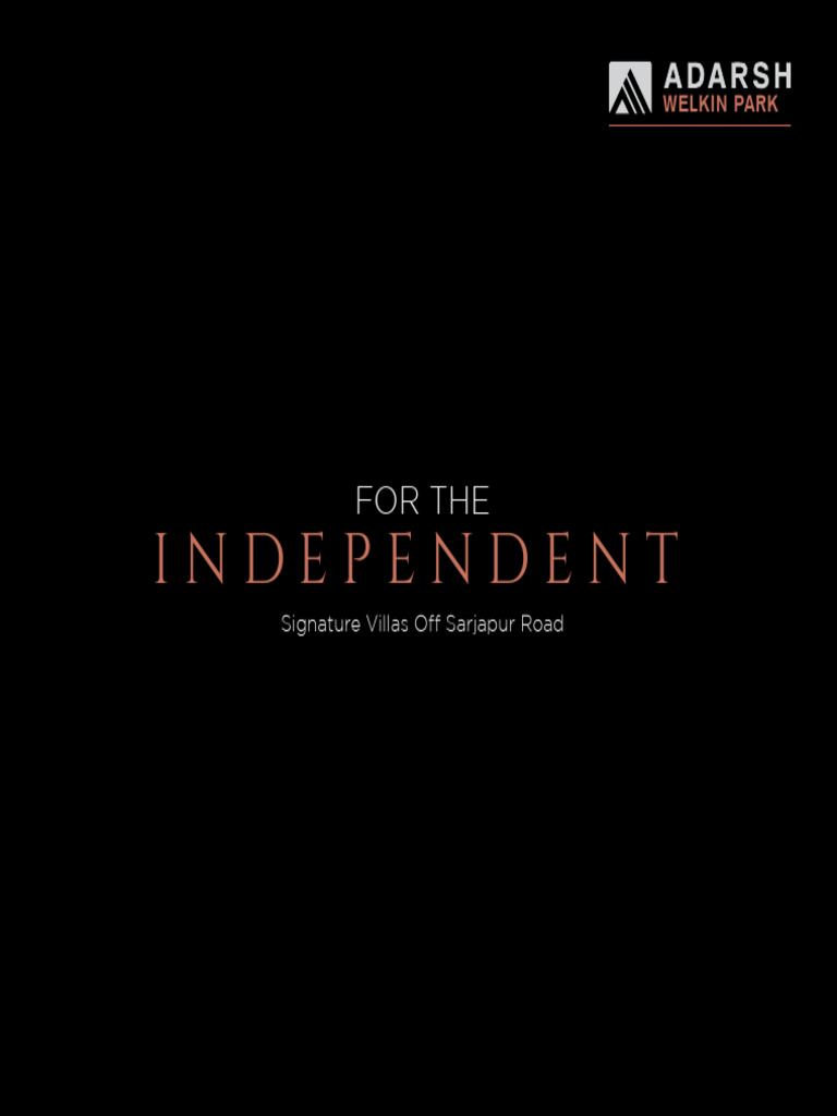 Adarsh Welkin Park Signature Villas | PDF | Sink | Toilet