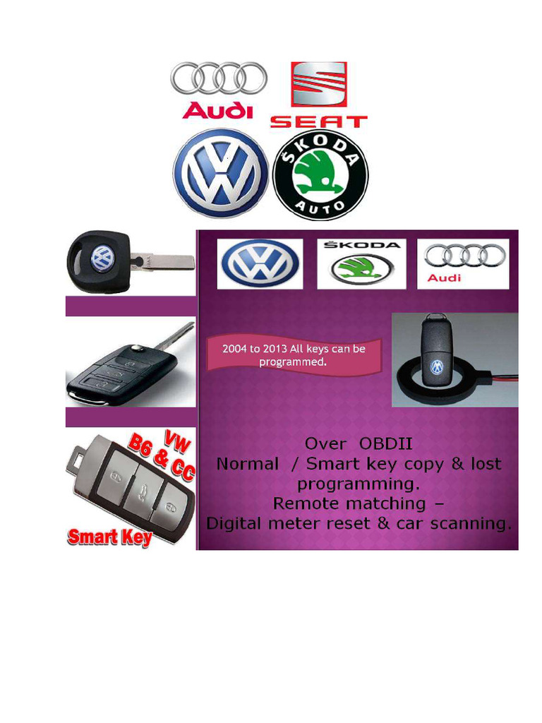 VAG Key Programming and Diagnostics Tool | PDF | Volkswagen | Audi