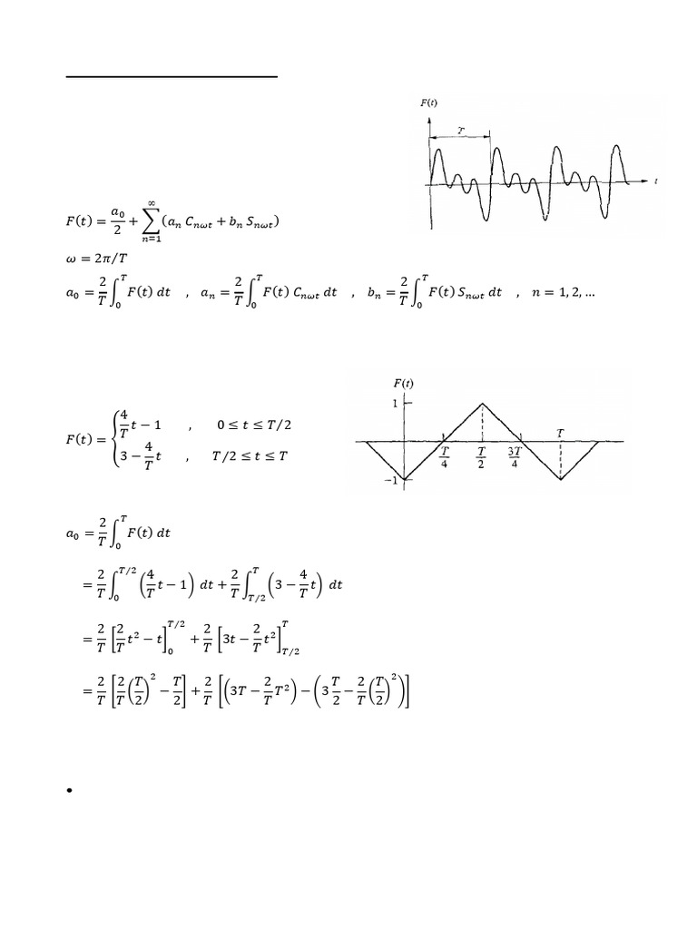 Fourier Series of Periodic Functions | PDF | Fourier Series | Fourier ...