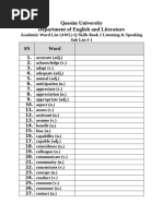 Academic Word List #9 PDF | PDF | Career & Growth | Self-Improvement