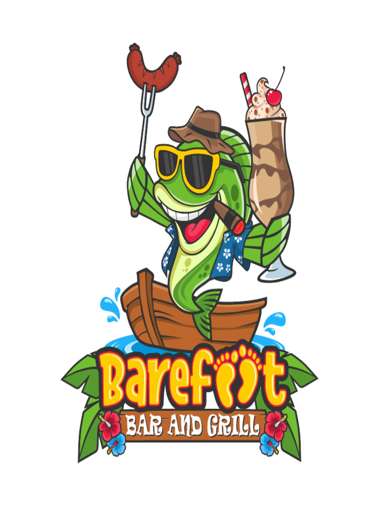 Barefoot Bar Grill Logo PDF | PDF