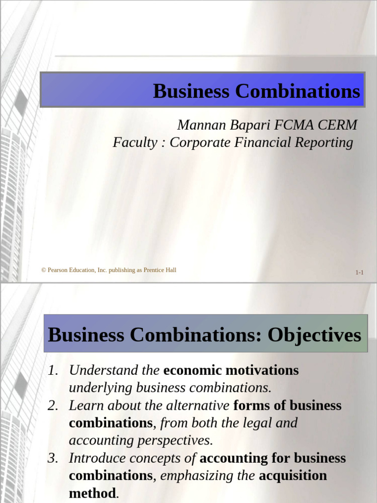 Business Combination | PDF | Goodwill (Accounting) | Consolidation ...