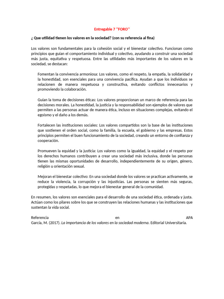 Entregable 7 | PDF | Sociedad | Justicia