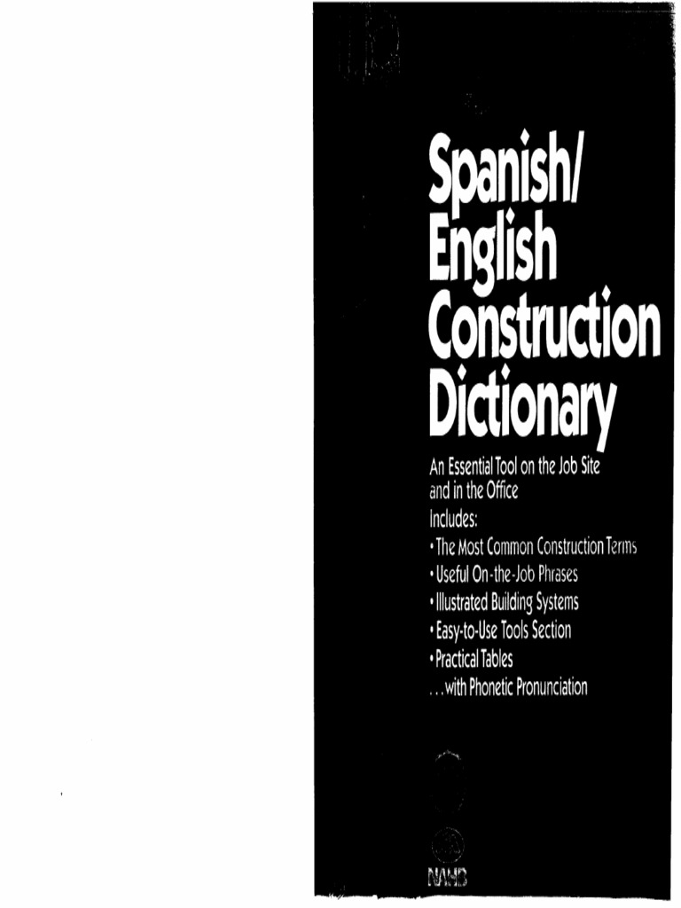 Construction Dictionary | PDF