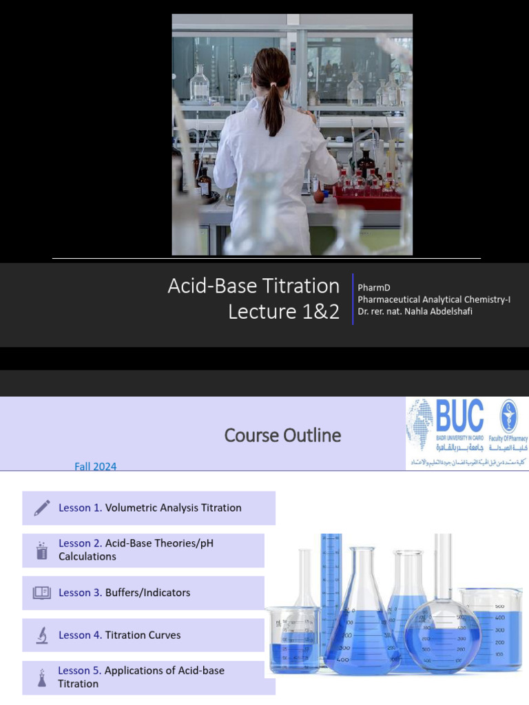 Titrant vs. Titrate in Titration | PDF | Chemistry | Titration