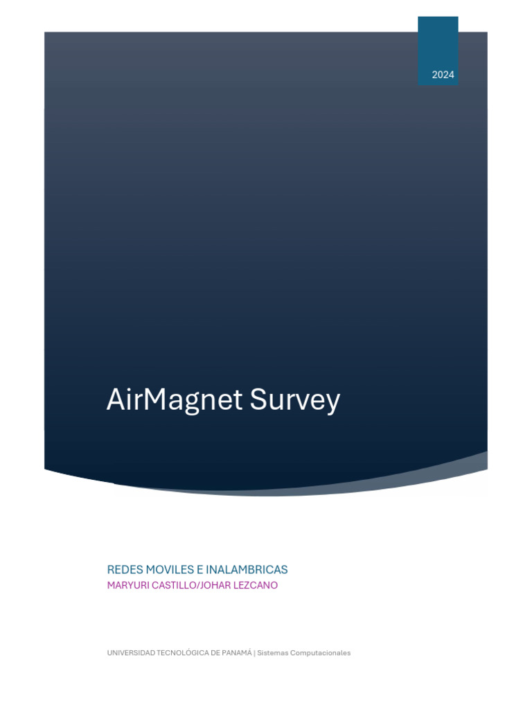 Guía Completa sobre AirMagnet Survey | PDF | Ieee 802.11 | Inalámbrico