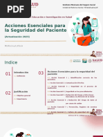 Guia para La Implementacion de Aesp Imss Bienestar | PDF | Seguridad del paciente | Cuidado de ...
