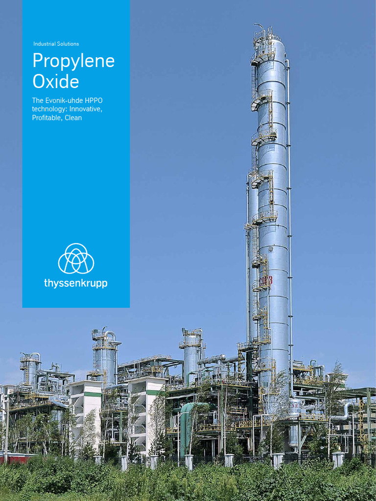 帝森赢创HPPO宣传册 | PDF | Ether | Hydrogen Peroxide