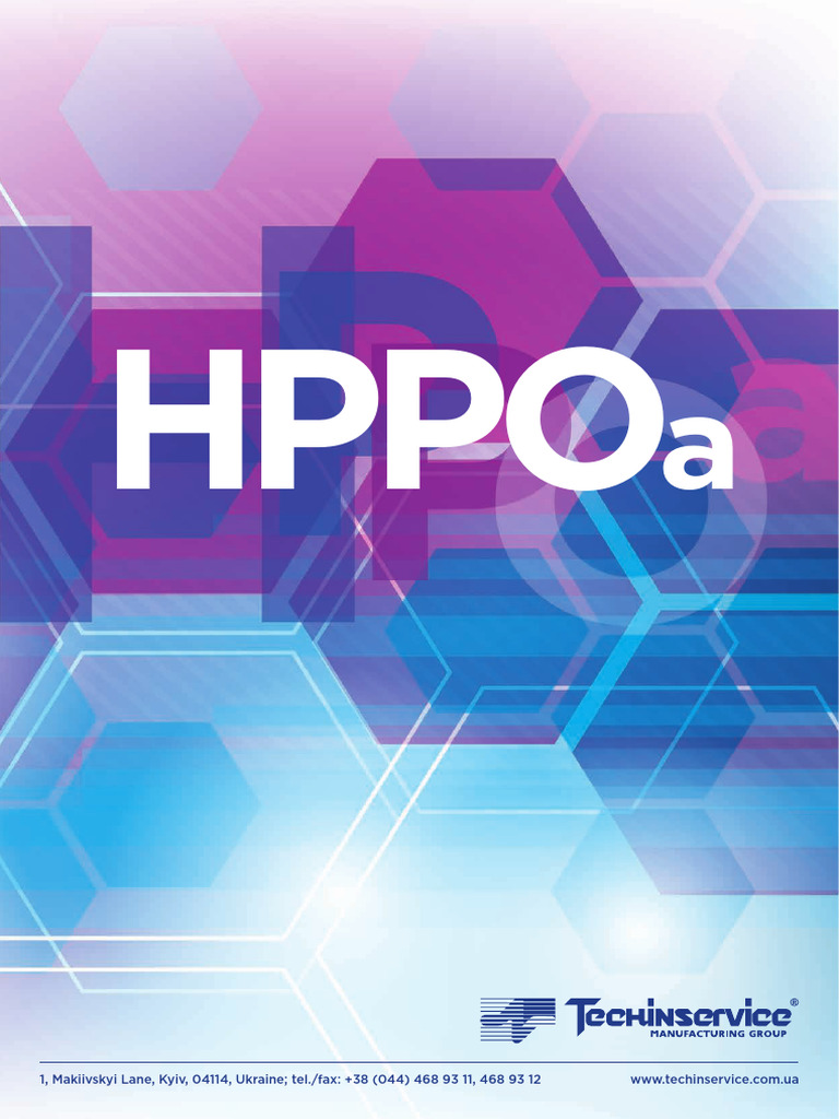 Techinservice HPPOa ENGL A4 | PDF | Catalysis | Hydrogen Peroxide
