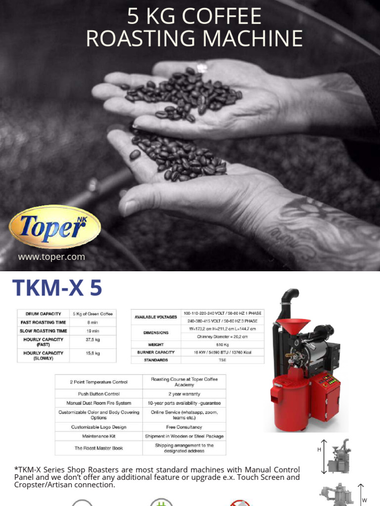 5 KG Coffee Roasting Machine | PDF | Coffee | Drink