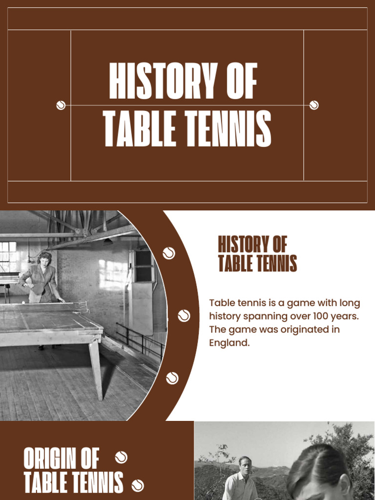 History of Table Tennis Origins | PDF