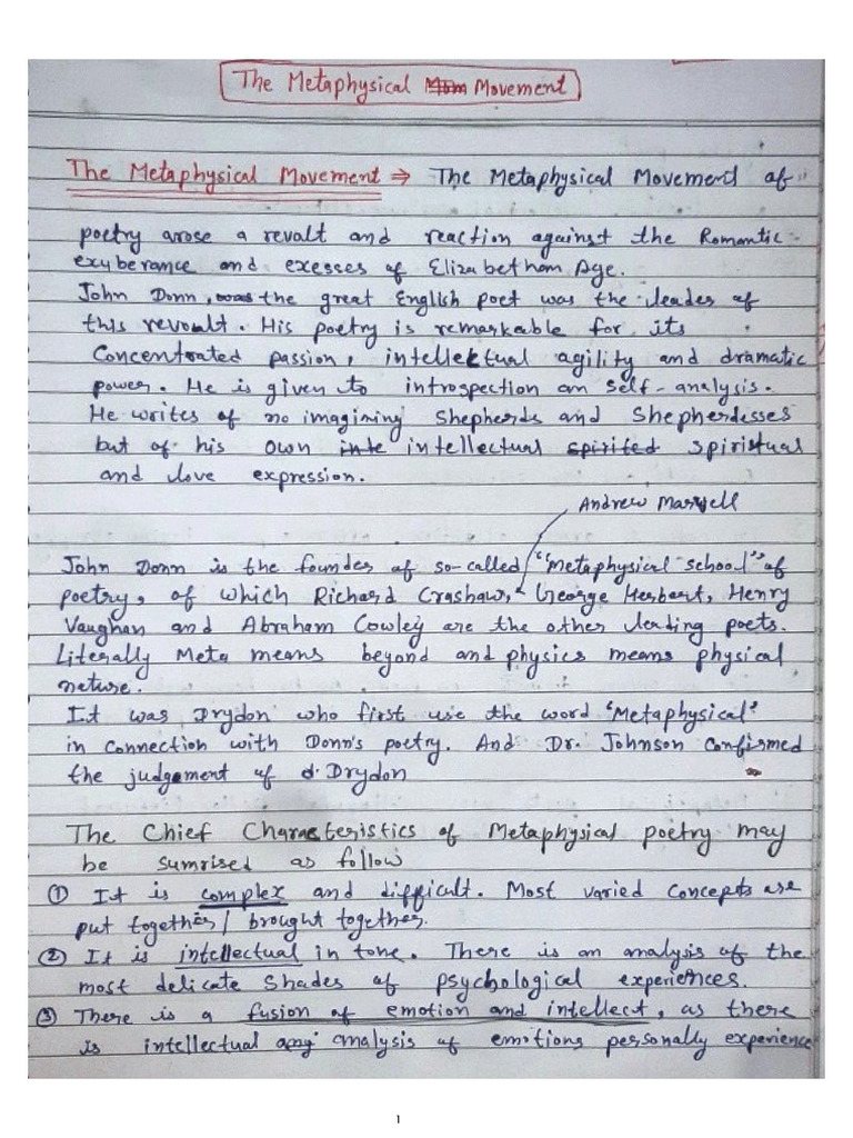 Metaphysical Movement | PDF