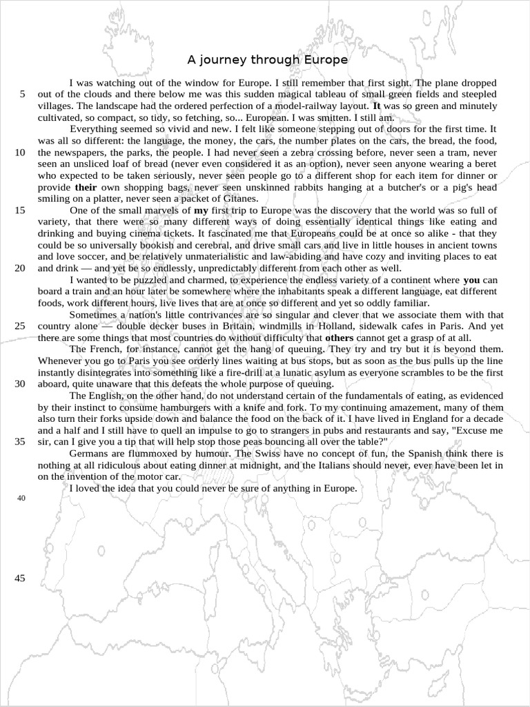 Exploring Europe's Cultural Diversity | PDF