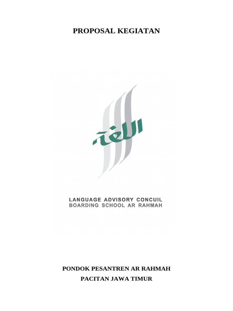 PROPOSAL Lomba Bahasa | PDF