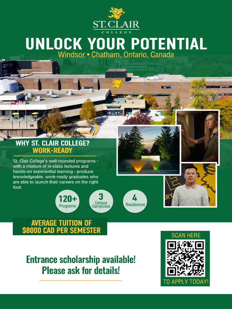 St. Clair College: Unlock Your Potential | PDF
