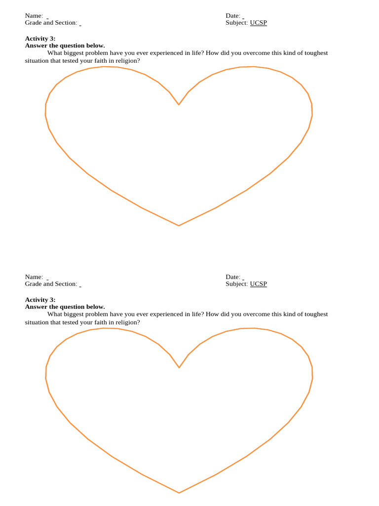 Lesson 3-UCSP Activity 3 | PDF