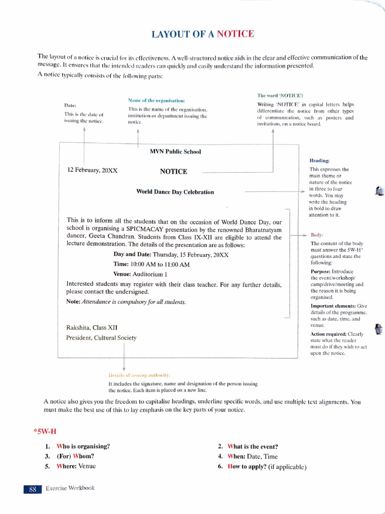 Formats of Notice, Invitations and Replies | PDF