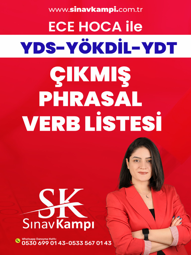 ÖSYM EN ÖNEMLİ PHRASAL VERB- ECE HOCA | PDF