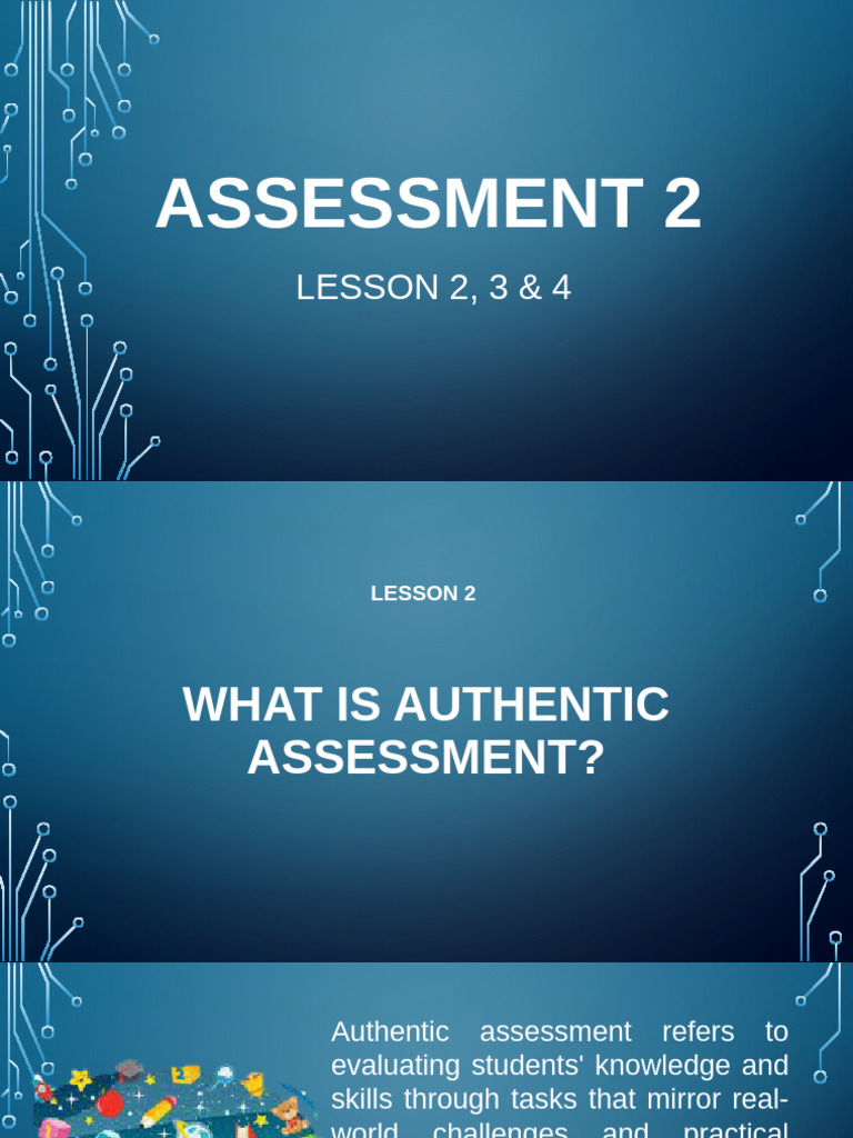 Assessment 2 Lesson 2 3 4 1 | PDF | Educational Assessment | Learning