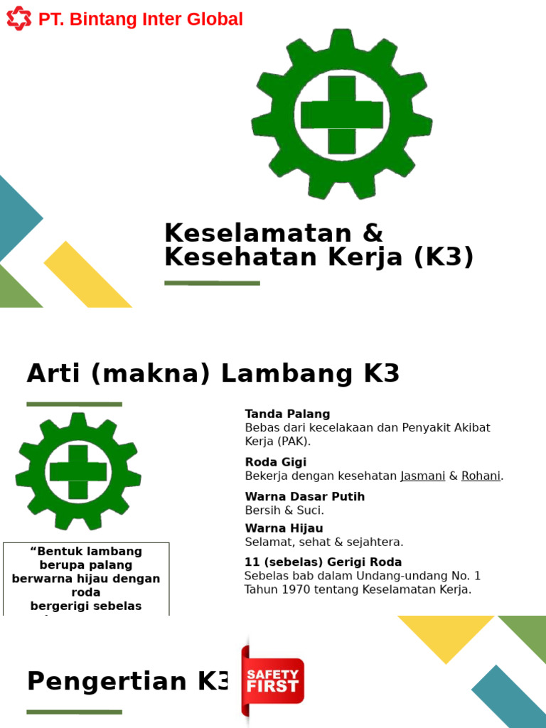 Keselamatan & Kesehatan Kerja (K3) | PDF