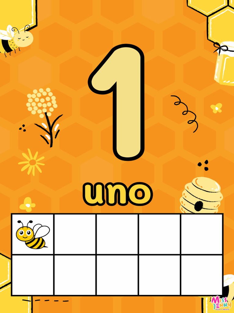 NUMEROS Bees Miss Jenny | PDF