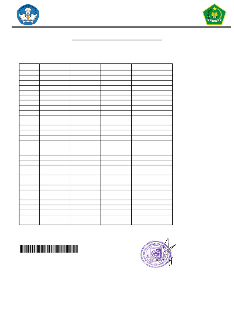 Absen Juli 2024 | PDF