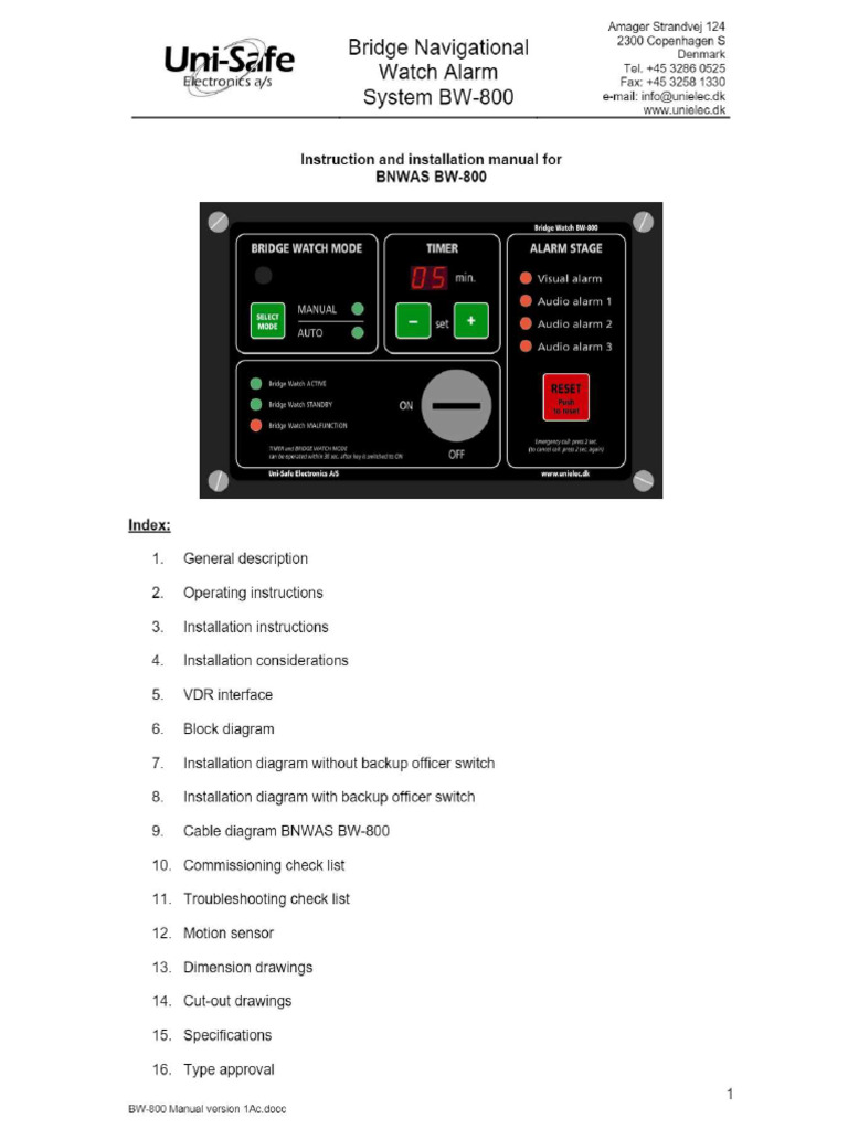 Instruction & Installation Manual | PDF