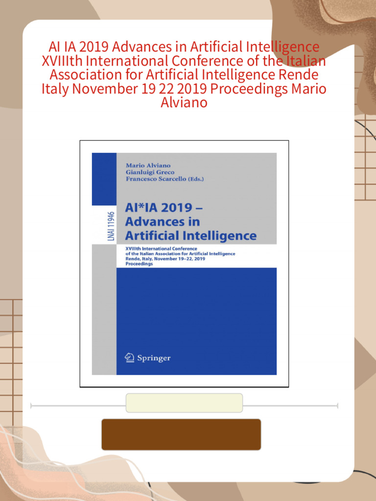 AI IA 2019 Advances in Artificial Intelligence XVIIIth International ...