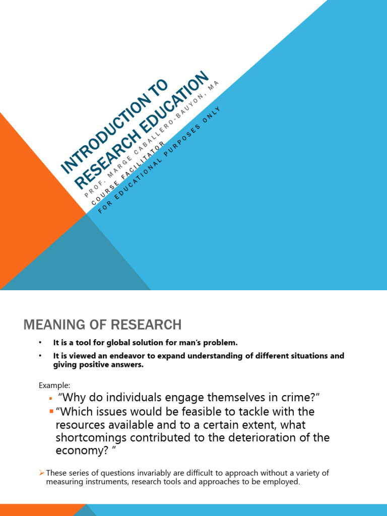 Module 4 - Introduction-to-Research-Education | PDF | Experiment ...