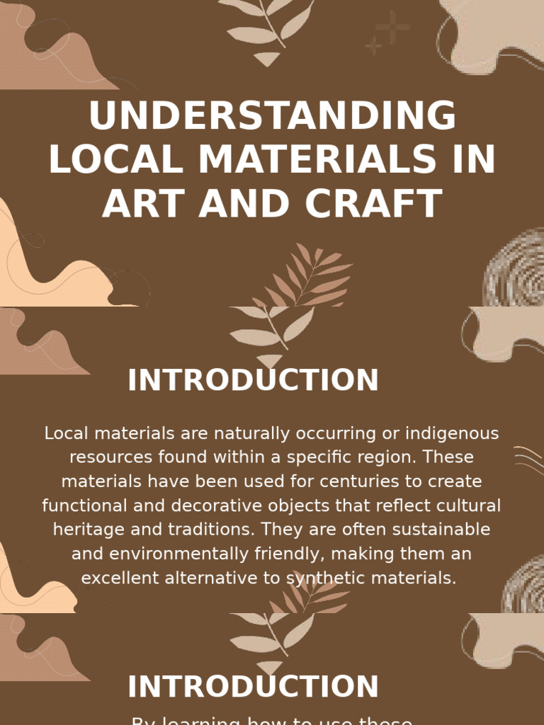 Cpar Local Materials q4 | PDF | Coconut