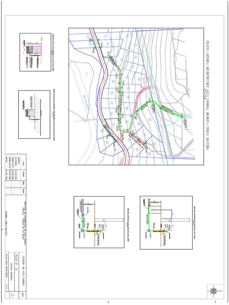 PLANO Agua Predial Etapa 1 Final Layout1 Plano 1 | PDF