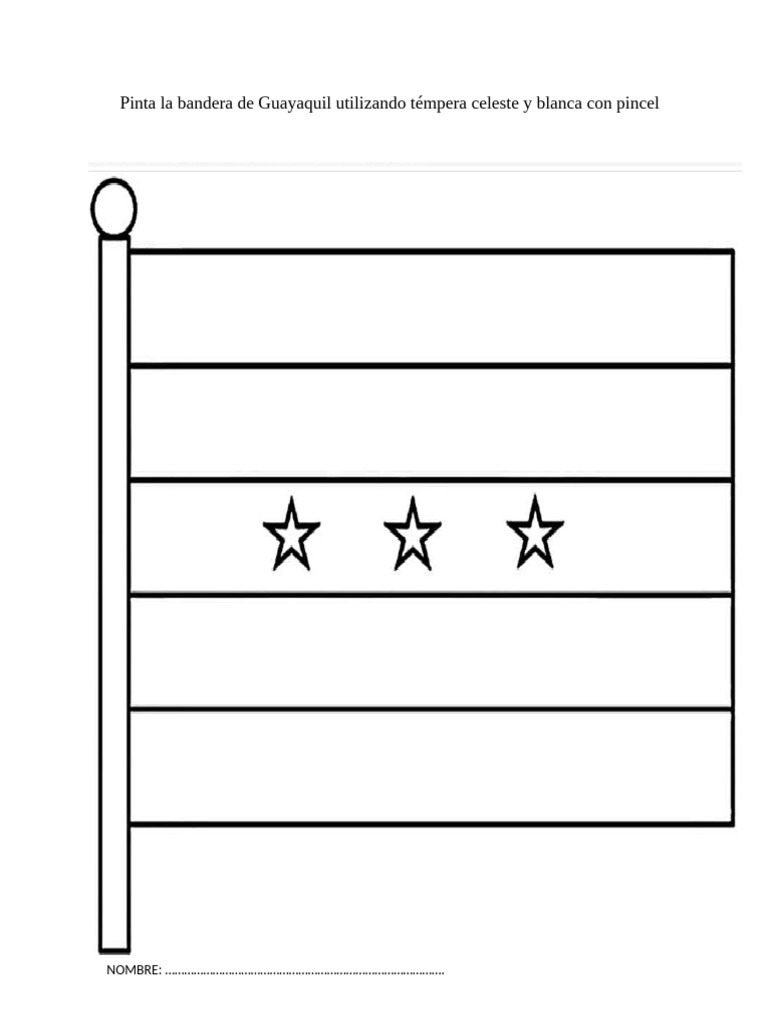 Pinta la bandera de Guayaquil | PDF