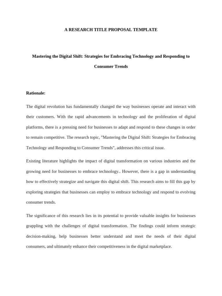 Activity 1 Mastering The Digital Shift - Strategies For Embracing Technology and Responding To ...