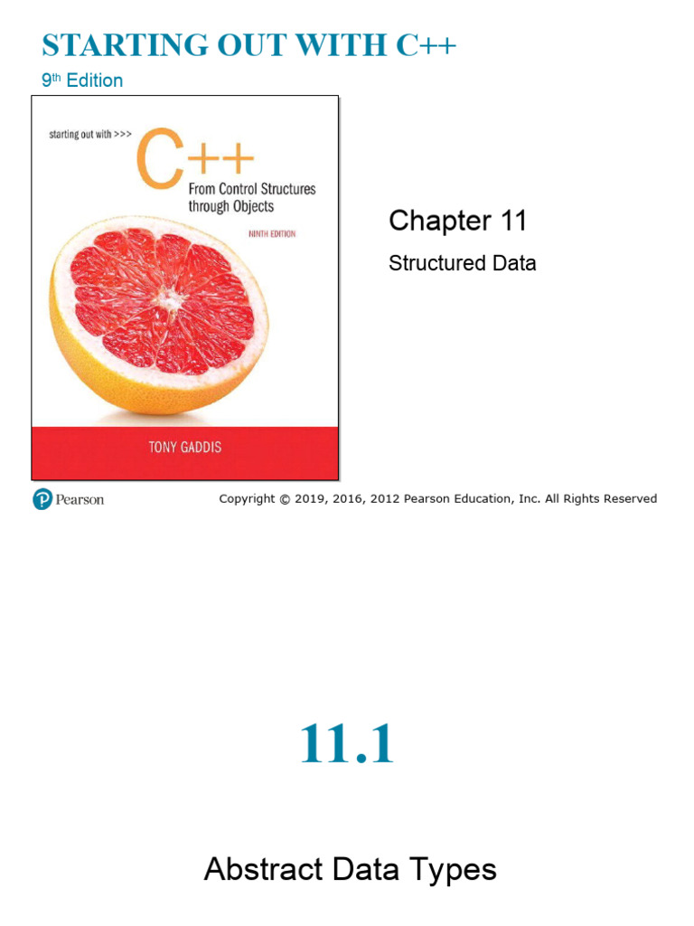 SOW_C++_CSO_Chapter_11_9e - Tagged | PDF | Data Type | Pointer (Computer Programming)