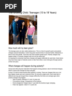 ST Grade 5 Lesson 13 | PDF | Puberty | Adolescence