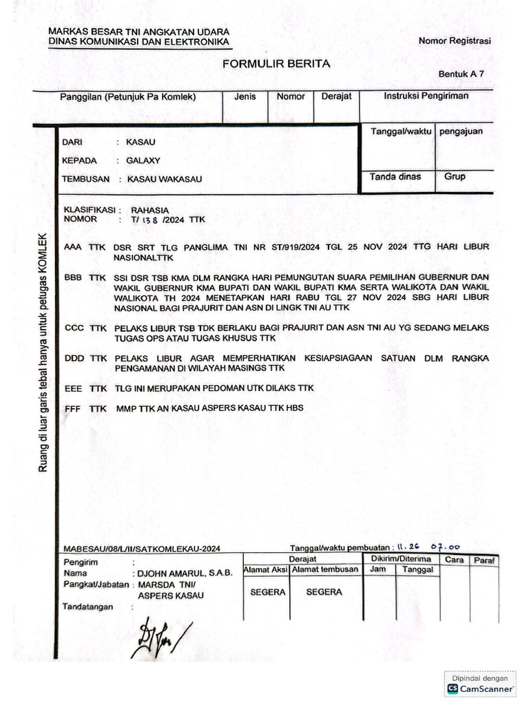 TLG libur Pilkada | PDF