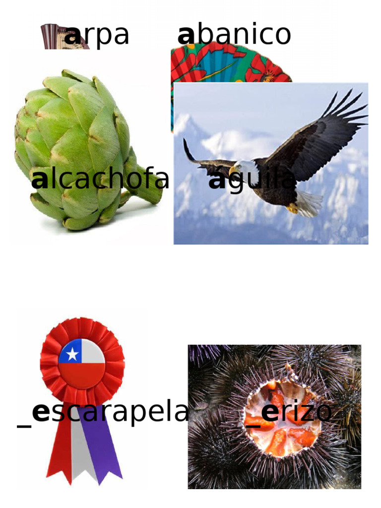 Elementos para Movil de Vocales | PDF