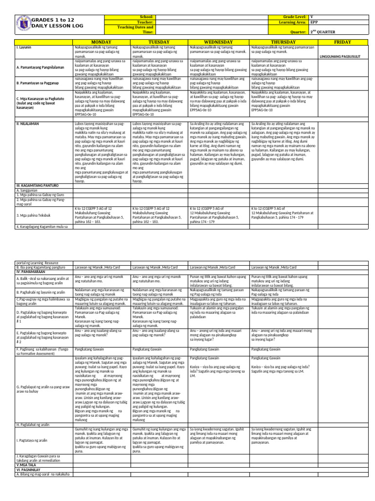 DLL_EPP 5_Q2_W6 | PDF