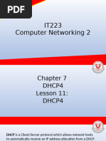 7.4.1 Packet Tracer - Implement DHCPv4 | PDF | Router (Computing) | Computer Architecture