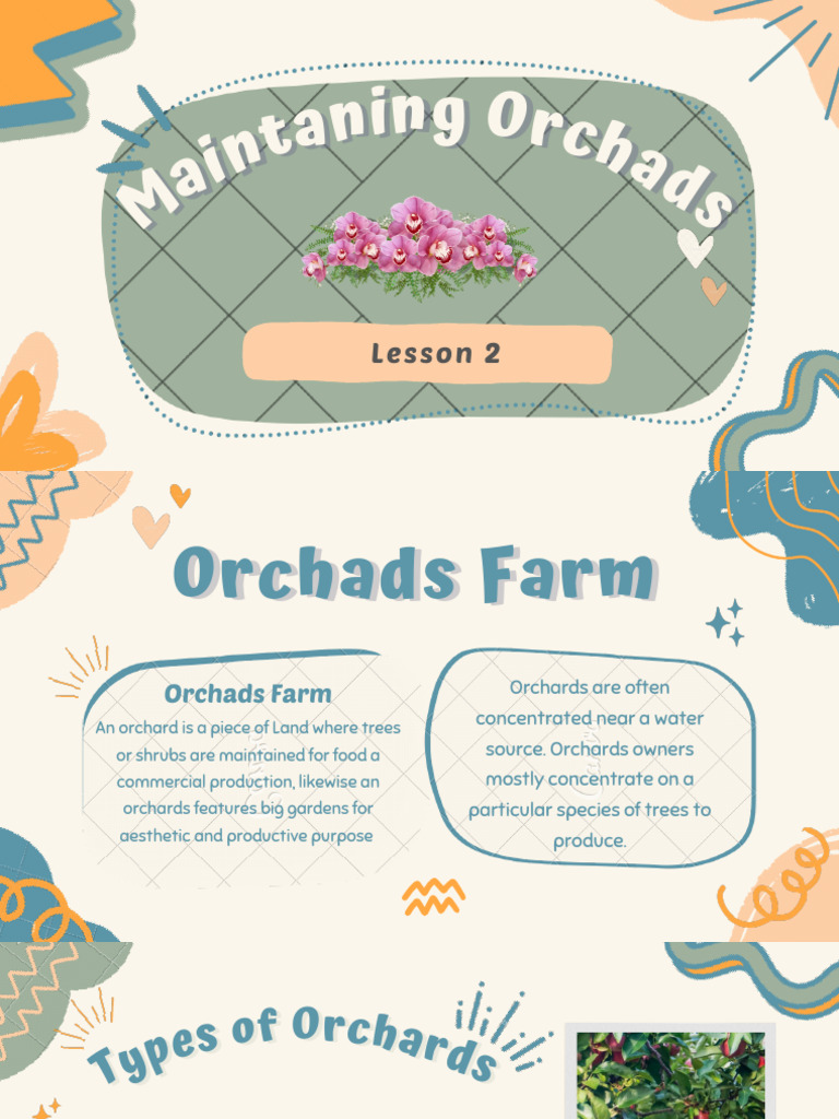 Lesson 2 Maintaining Orchards | PDF | Orchard | Trees