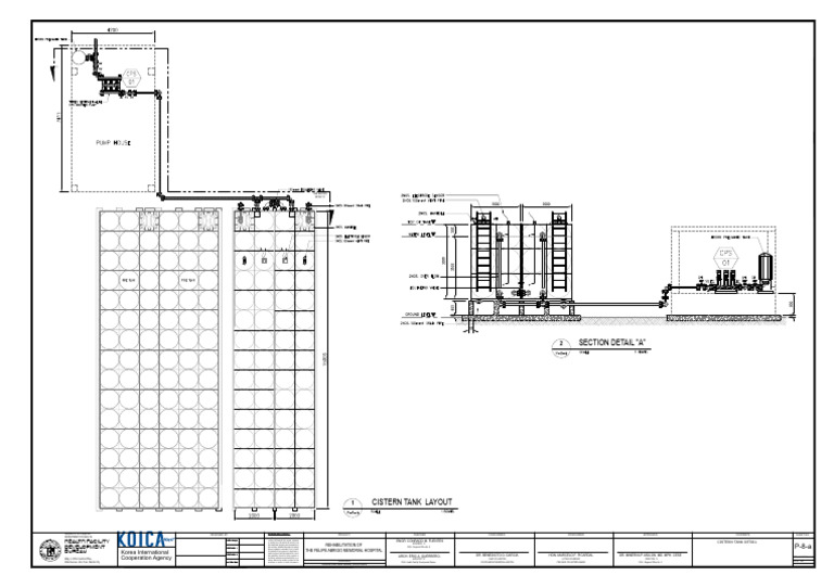 P-8-A - Cistern Tank Detail | PDF | Public Administration | Social Policy
