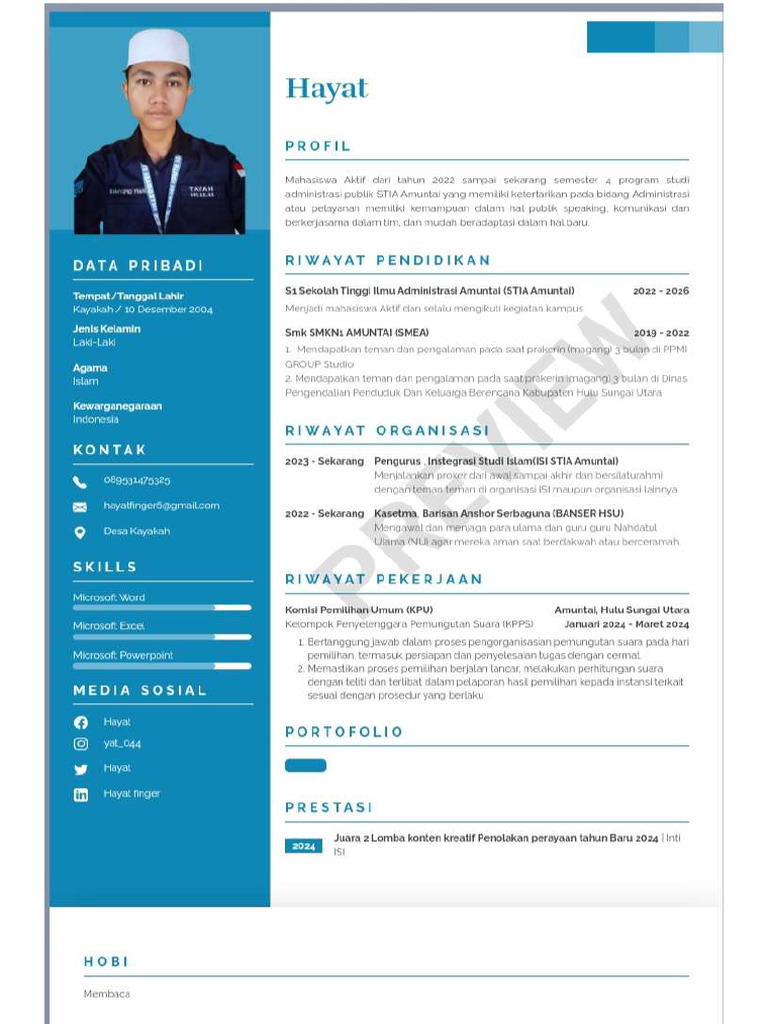 CV Terbaru | PDF